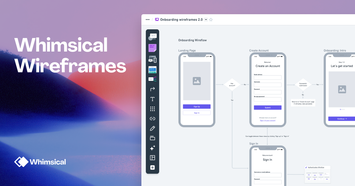 Free Low-Fidelity Wireframes - Whimsical